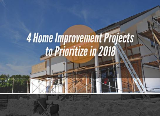 Top Home Improvement Projects in 2018